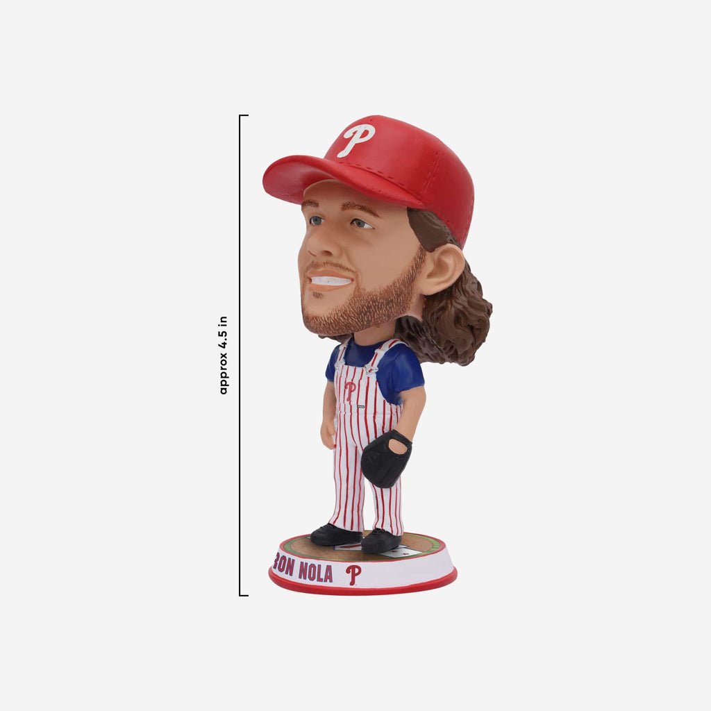 Aaron Nola Philadelphia Phillies Bib Overalls Mini Bighead Bobblehead FOCO
