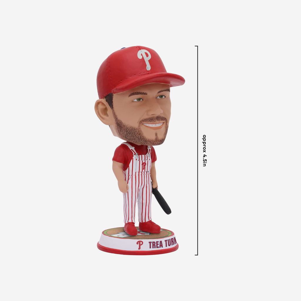 Trea Turner Philadelphia Phillies Bib Overalls Mini Bighead Bobblehead FOCO