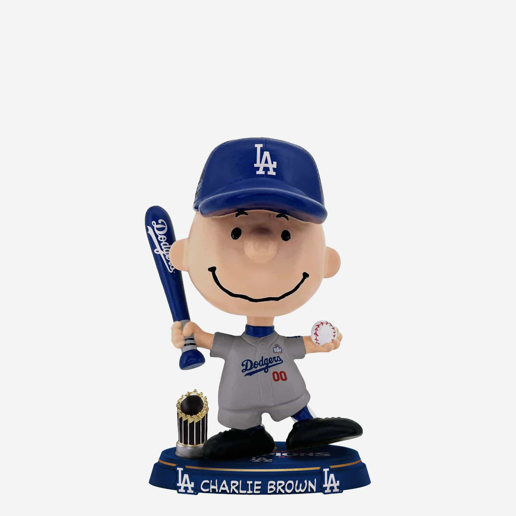 Los Angeles Dodgers Charlie Brown Peanuts 2024 World Series Champions FOCO