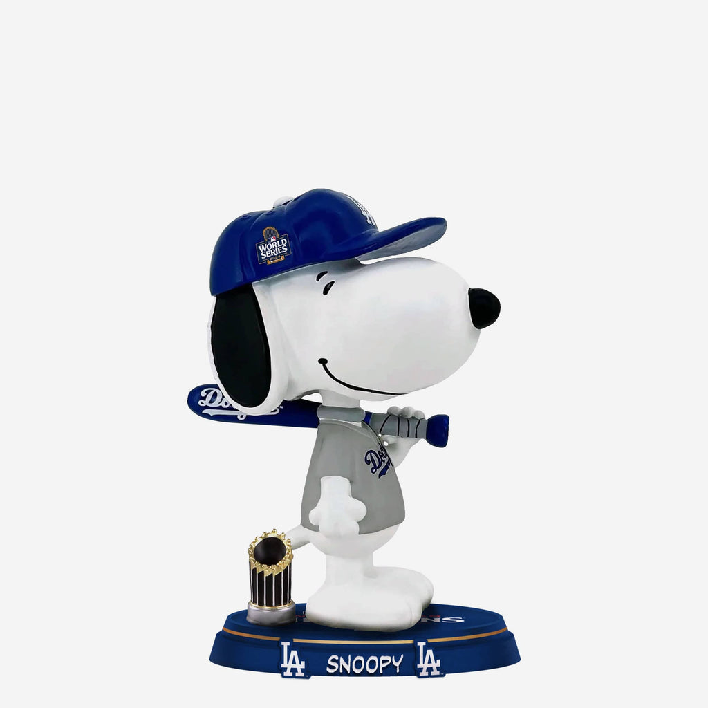 Los Angeles Dodgers Snoopy Peanuts 2024 World Series Champions Mini Bi FOCO
