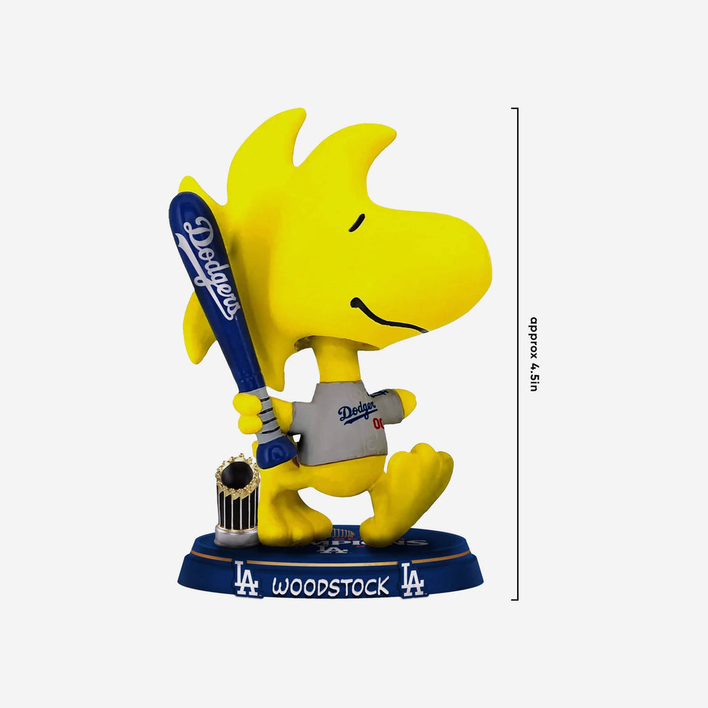 Los Angeles Dodgers Woodstock Peanuts 2024 World Series Champions Mini FOCO