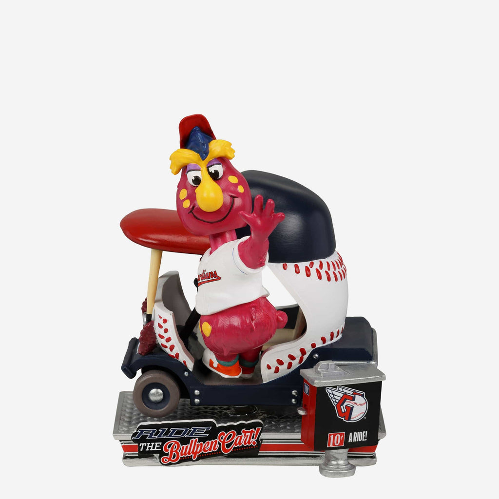 Slider Cleveland Guardians Bullpen Cart Mascot Bobblehead FOCO