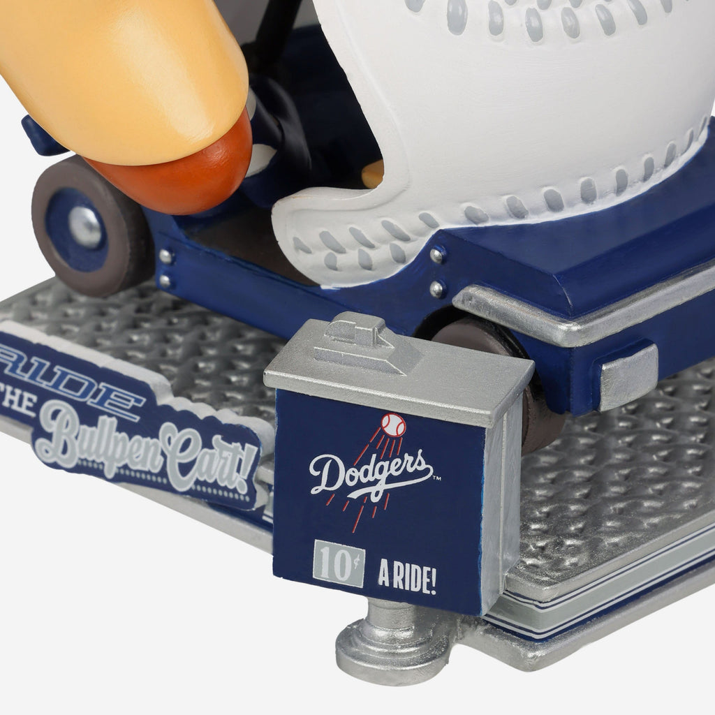 Dodger Dog Los Angeles Dodgers Bullpen Cart Mascot Bobblehead FOCO