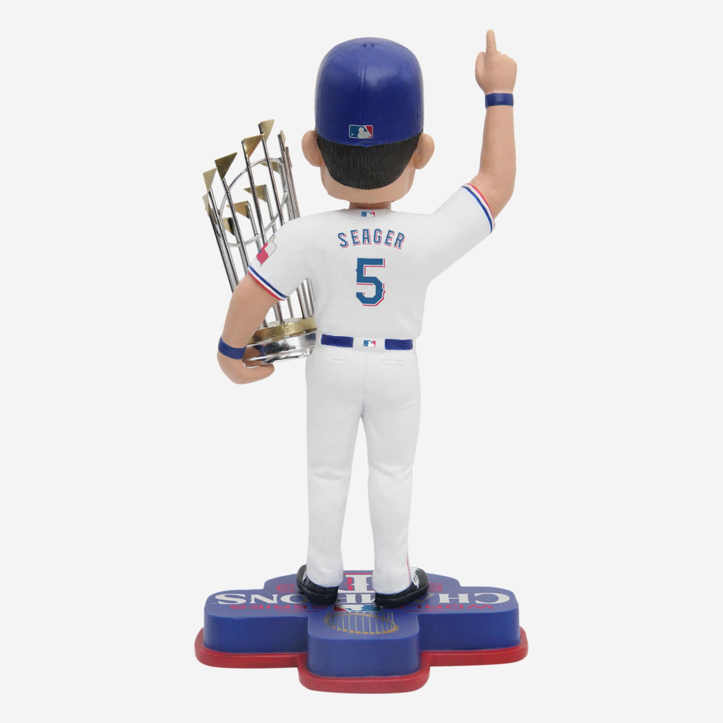 Corey Seager Texas Rangers 2023 World Series Champions Bobblehead FOCO
