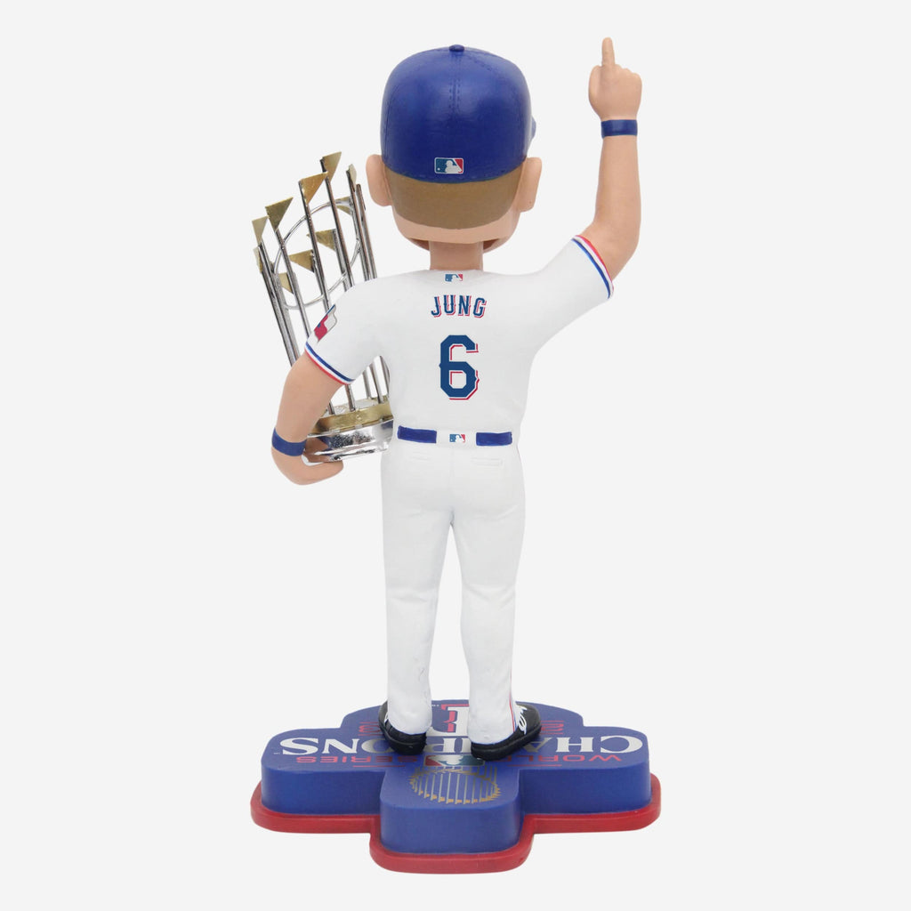 Josh Jung Texas Rangers 2023 World Series Champions Bobblehead FOCO