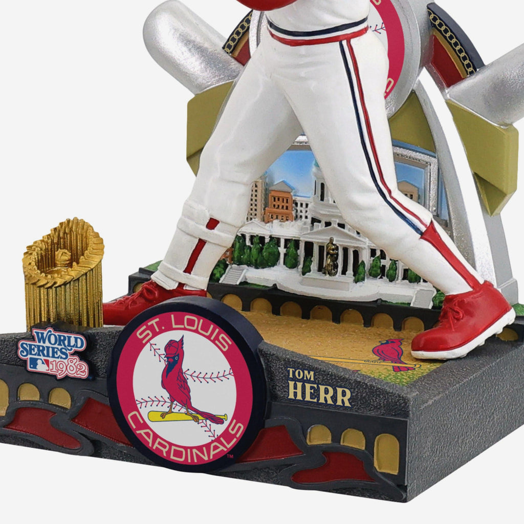 Tom Herr St Louis Cardinals 1982 World Series Champions Bobblehead FOCO