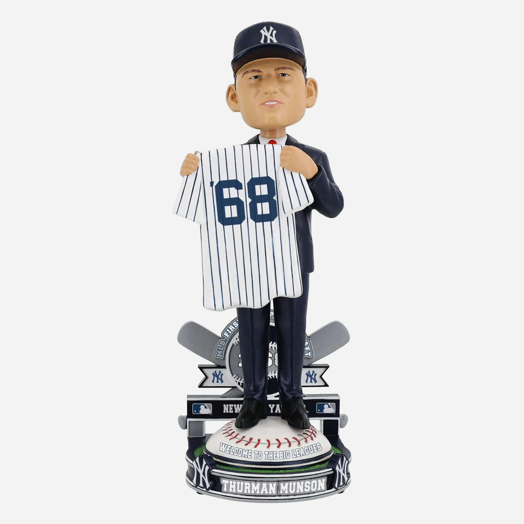 Thurman Munson New York Yankees 1968 MLB Draft Pick Bobblehead FOCO