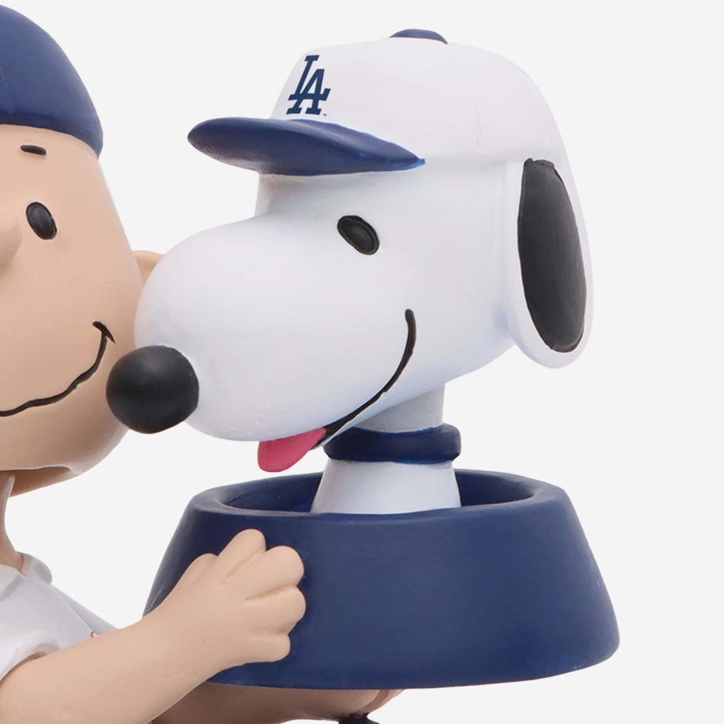 Los Angeles Dodgers Charlie Brown & Snoopy Peanuts Dual Mini Bighead B FOCO
