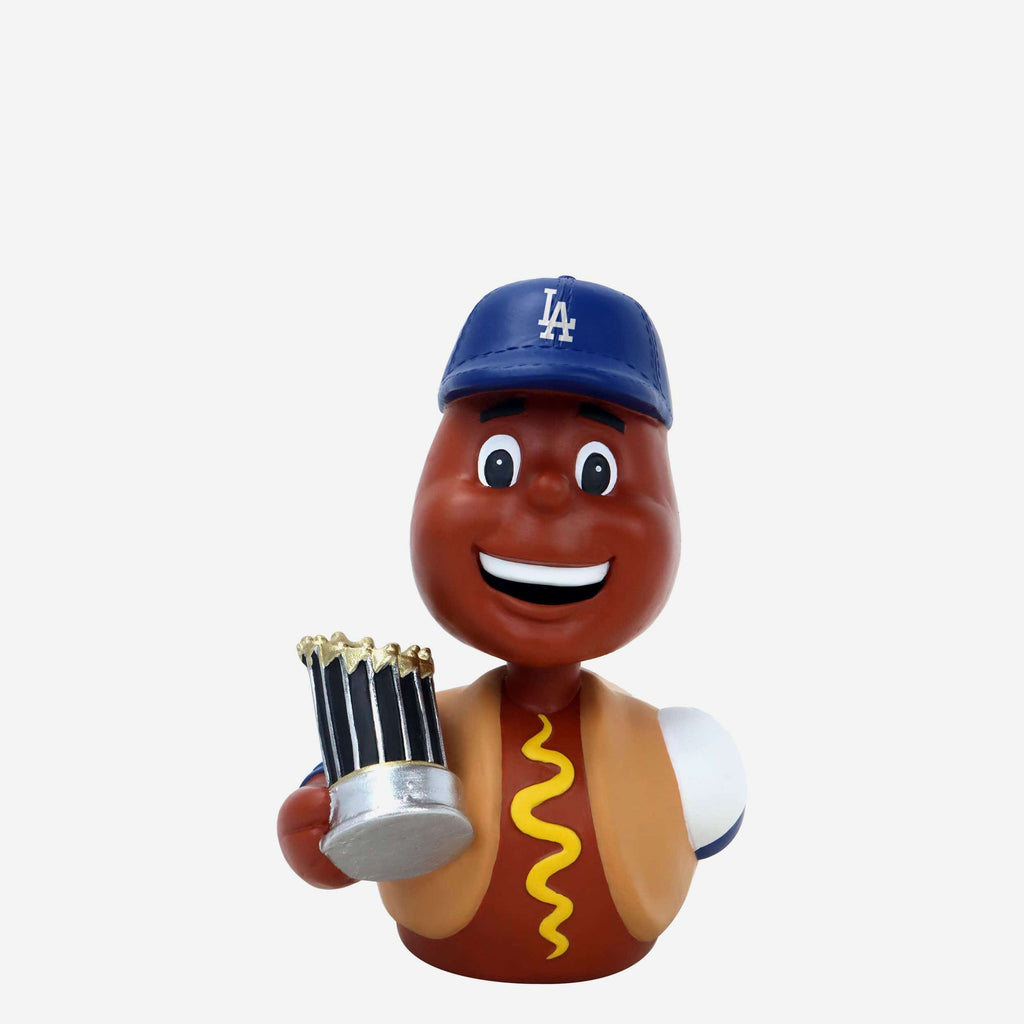 Dodger Dog Los Angeles Dodgers 2024 World Series Champions Mascot Duck FOCO