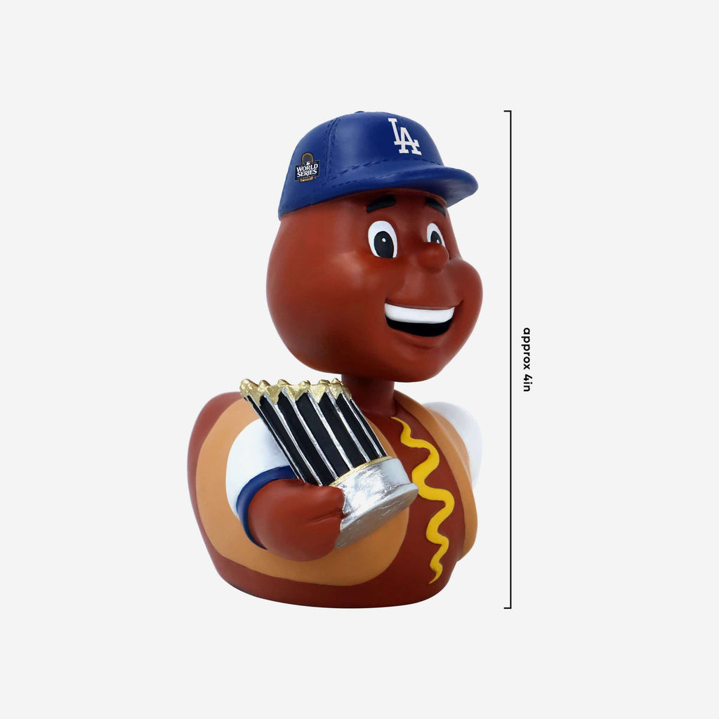 Dodger Dog Los Angeles Dodgers 2024 World Series Champions Mascot Duck FOCO