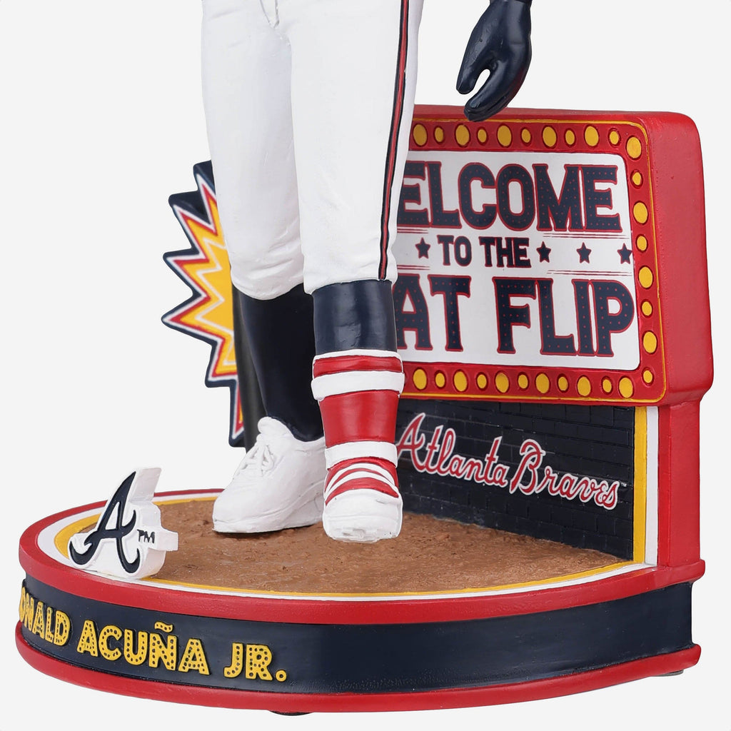 Ronald Acuna Jr Atlanta Braves Bat Flip Bobblehead FOCO