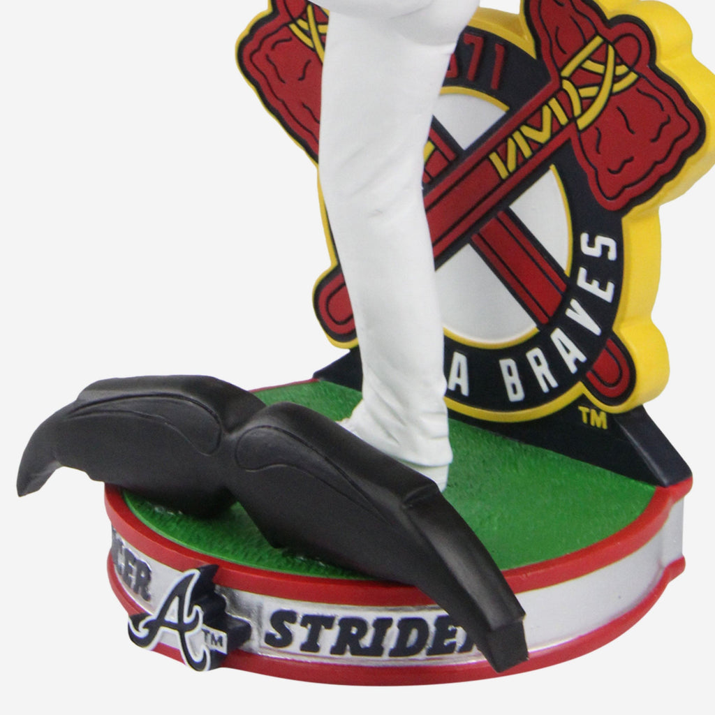 Spencer Strider Atlanta Braves Mustache Bobblehead FOCO