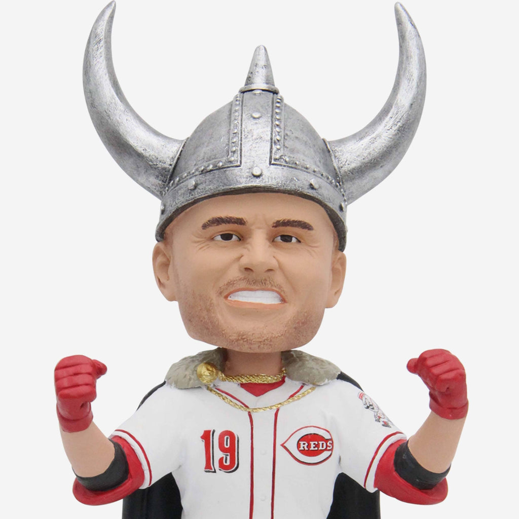 Joey Votto Cincinnati Reds Viking Hat Home Run Celebration Bobblehead FOCO