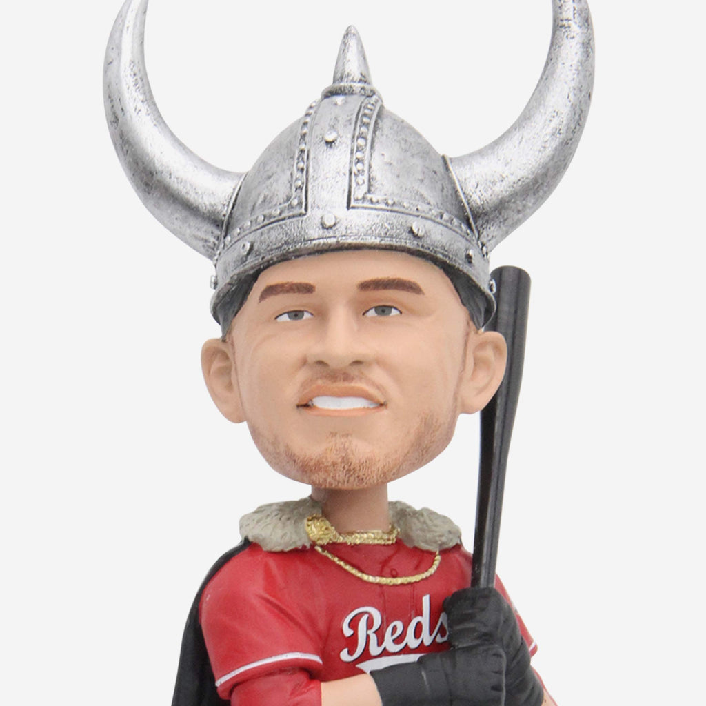 TJ Friedl Cincinnati Reds Viking Hat Home Run Celebration Bobblehead FOCO