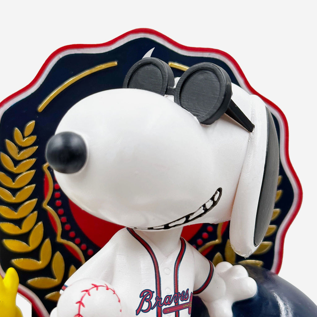 Atlanta Braves Snoopy & Woodstock Joe Cool Peanuts Dual Bobblehead FOCO