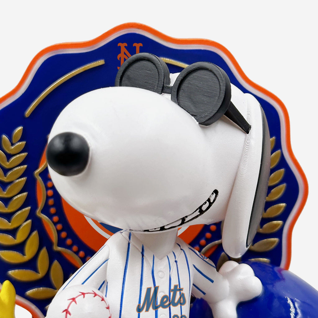 New York Mets Snoopy & Woodstock Joe Cool Peanuts Dual Bobblehead FOCO