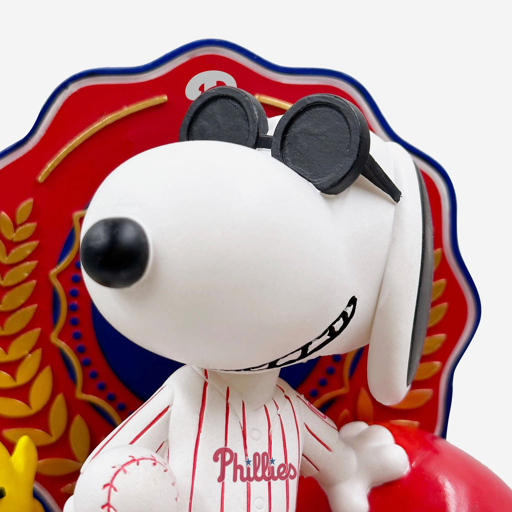 Philadelphia Phillies Snoopy & Woodstock Joe Cool Peanuts Dual Bobbleh FOCO