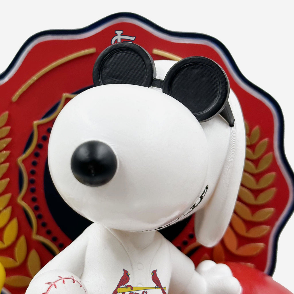 St Louis Cardinals Snoopy & Woodstock Joe Cool Peanuts Dual Bobblehead FOCO