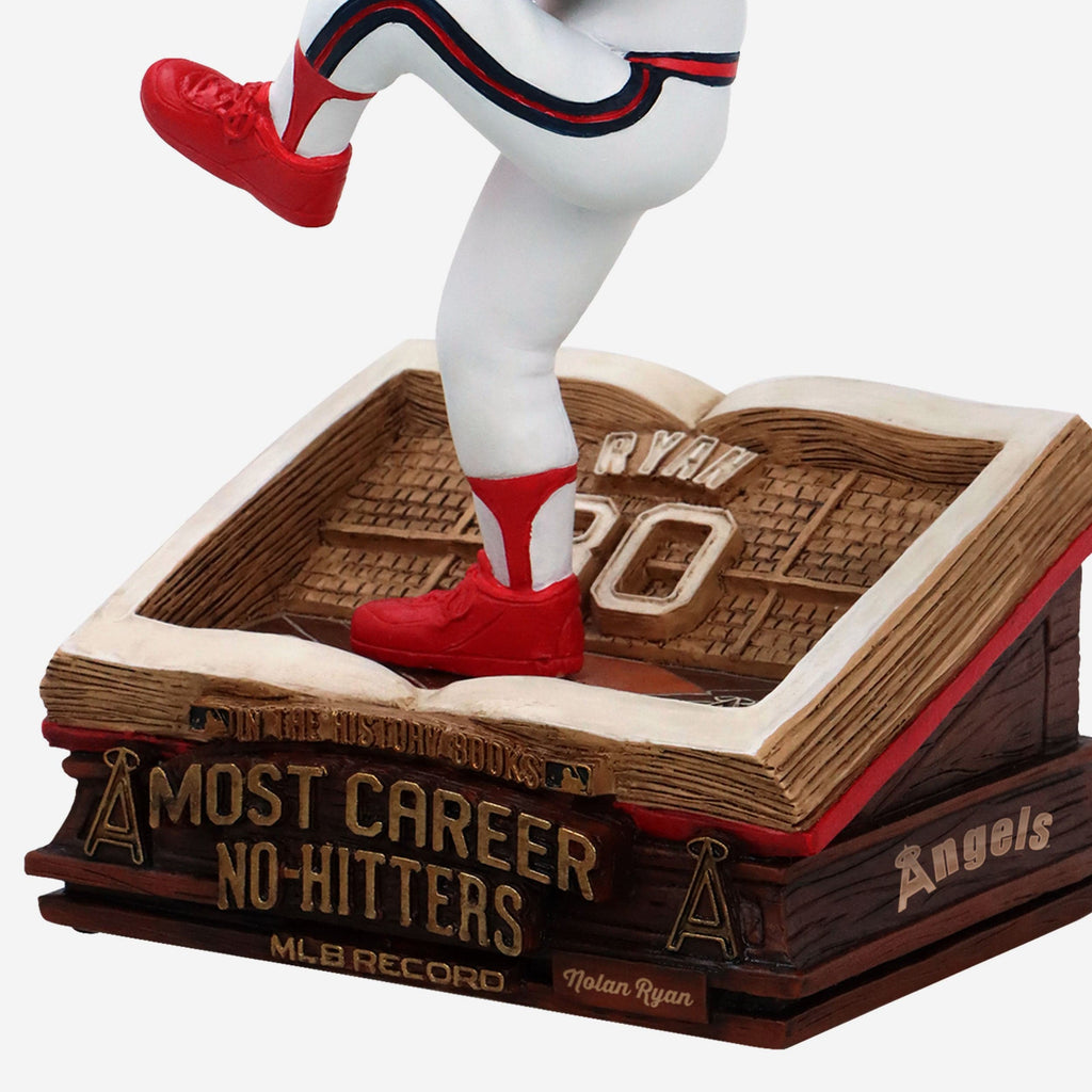 Nolan Ryan Los Angeles Angels All-Time Career No-Hitters Record Book B FOCO