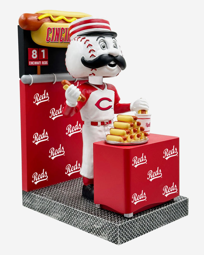 Mr Redlegs Cincinnati Reds Hot Dog Eating Contest Mascot Bobblehead FOCO