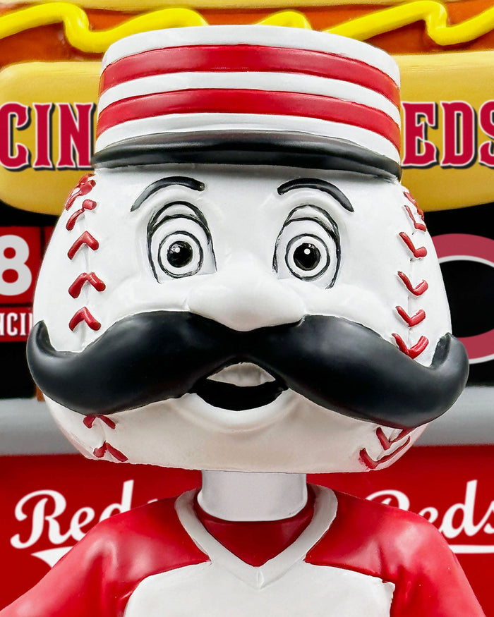 Mr Redlegs Cincinnati Reds Hot Dog Eating Contest Mascot Bobblehead FOCO