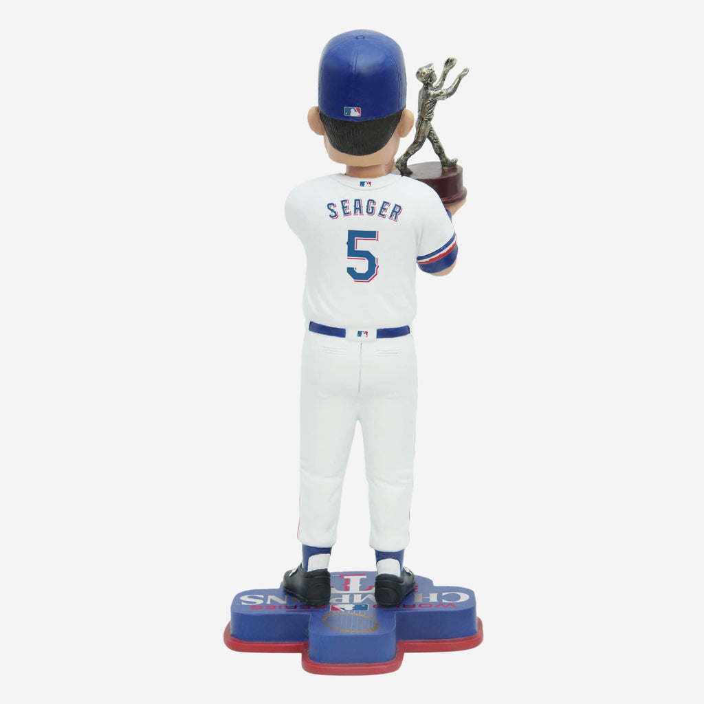 Corey Seager Texas Rangers 2023 World Series Champions MVP Bobblehead FOCO