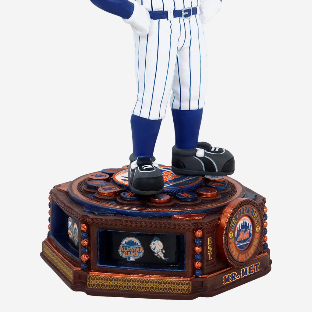 Mr Met New York Mets Patch Collection Mascot Bobblehead FOCO
