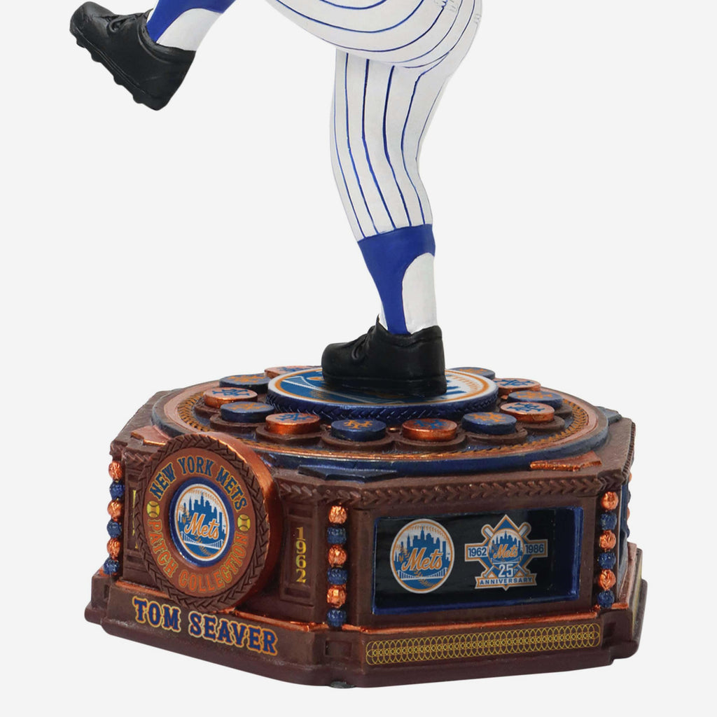Tom Seaver New York Mets Patch Collection Bobblehead FOCO