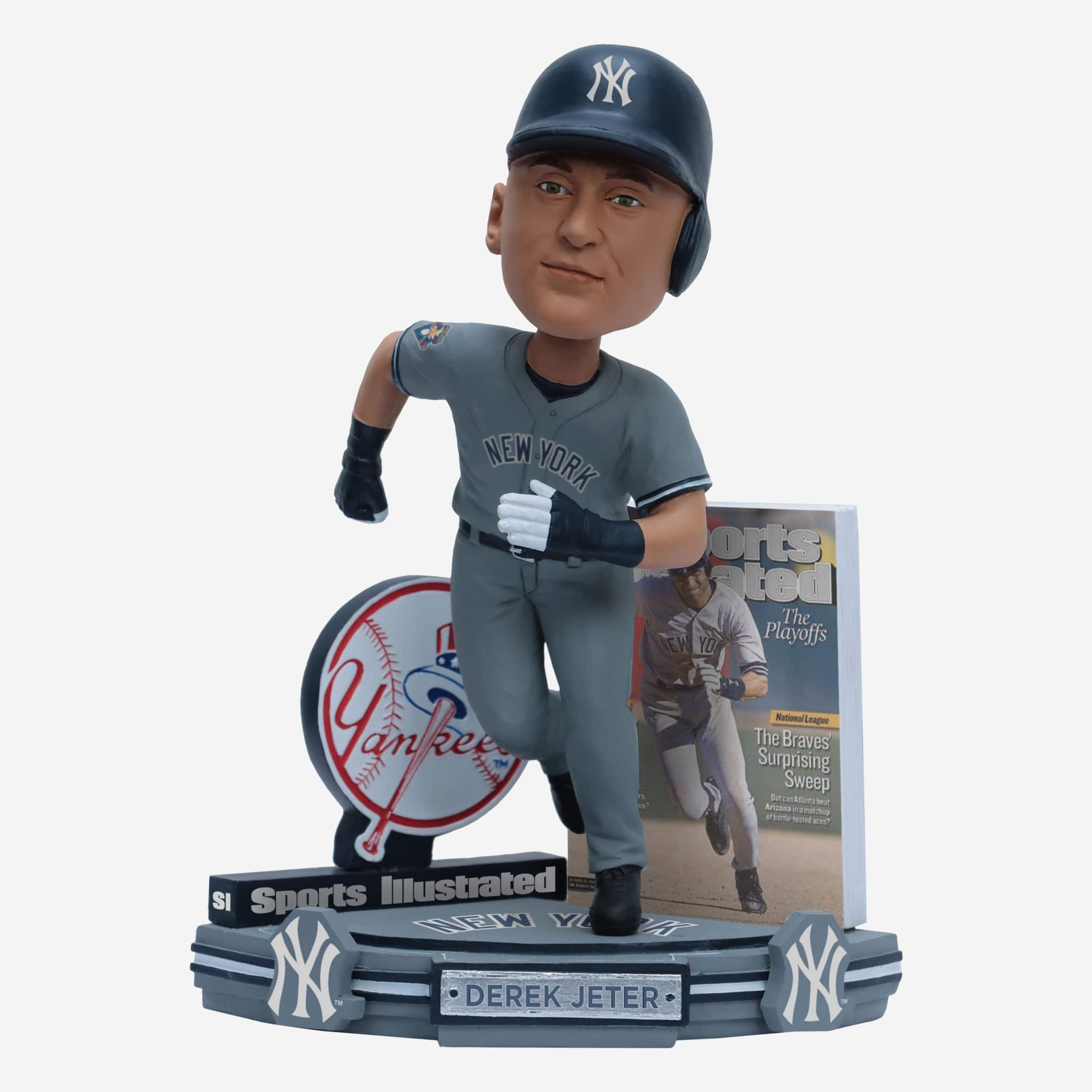 Derek Jeter New York Yankees Sports Illustrated Cover Bobblehead FOCO