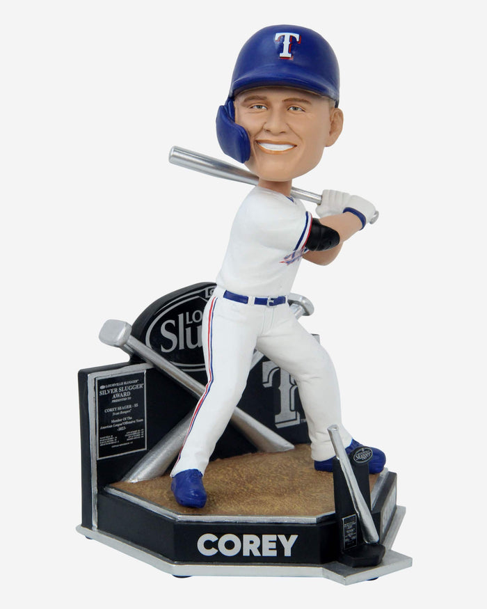 Corey Seager Texas Rangers 2023 Silver Slugger Bobblehead FOCO