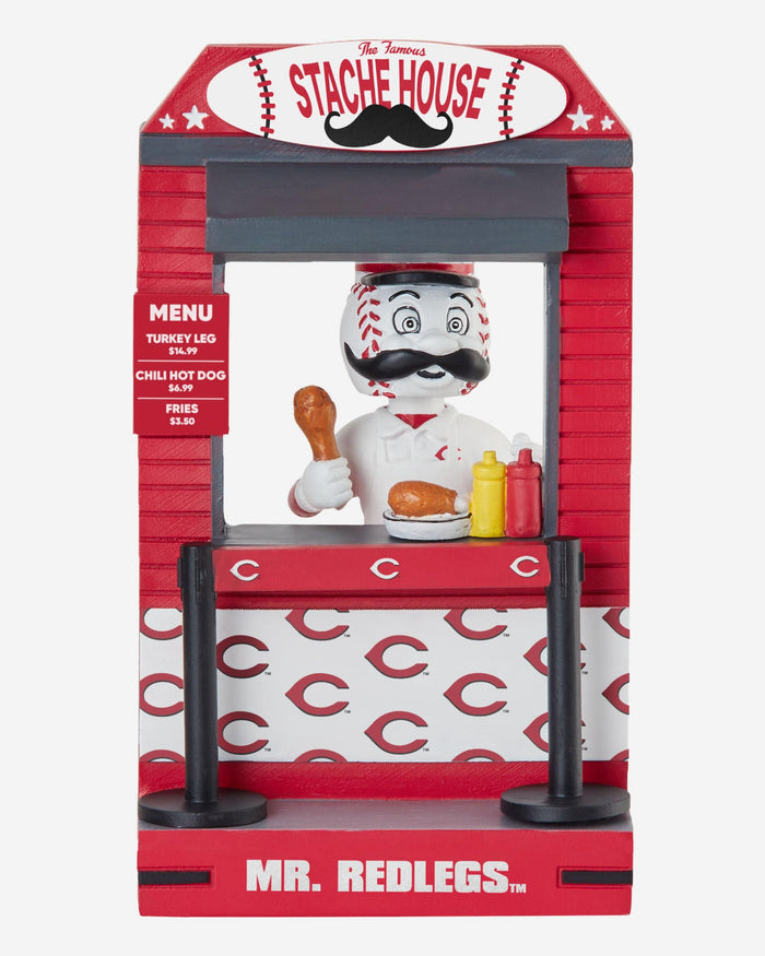 Mr Redlegs Cincinnati Reds 2024 Opening Day Mascot Bobblehead FOCO