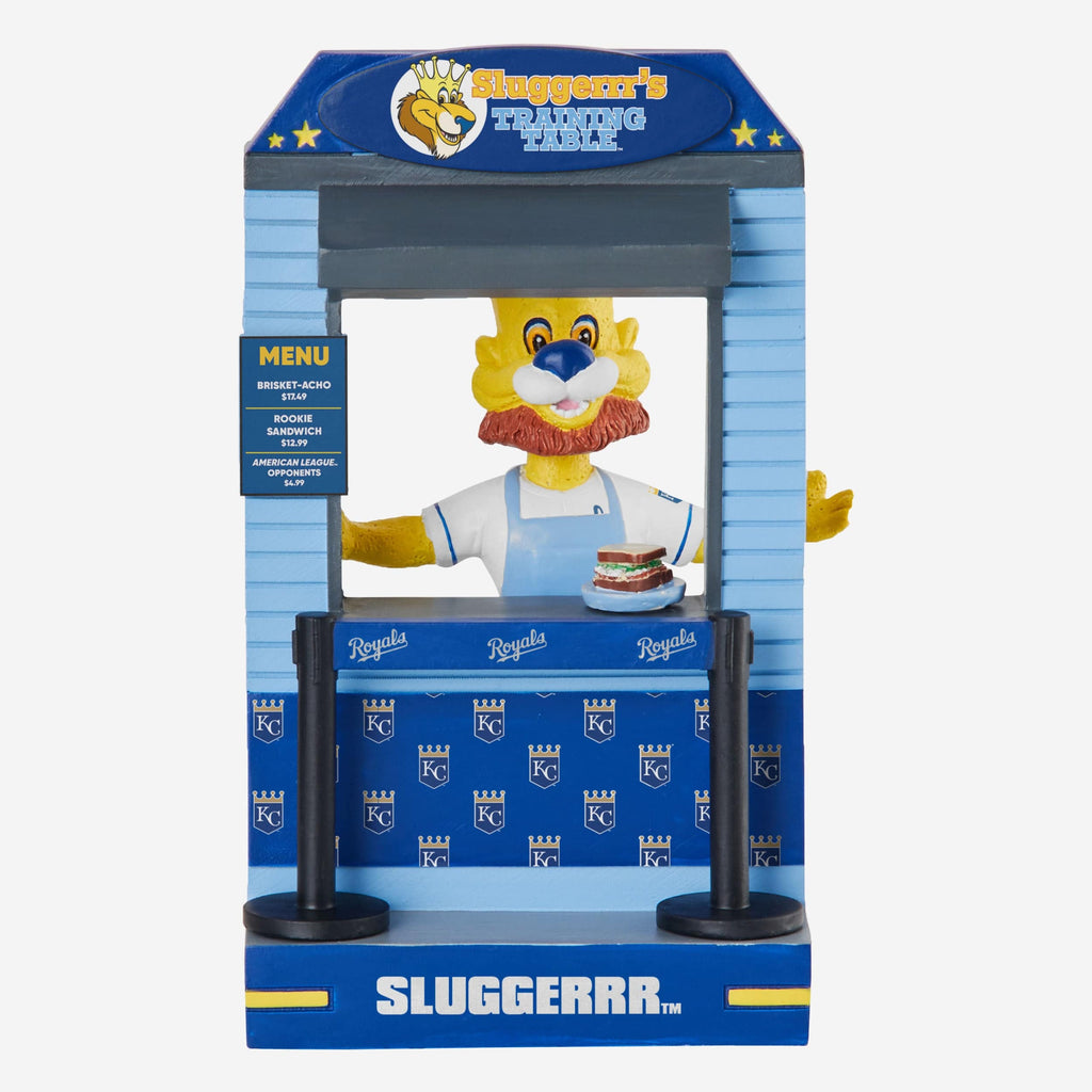 Sluggerrr Kansas City Royals 2024 Opening Day Mascot Bobblehead FOCO