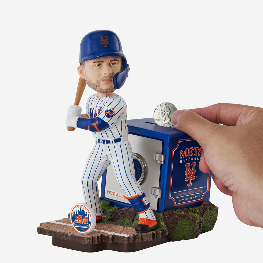 Pete Alonso New York Mets Bank Bobblehead FOCO