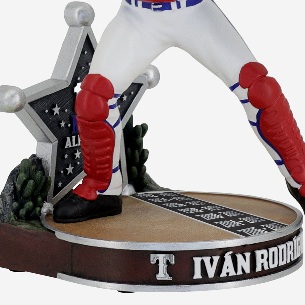 Ivan Rodriguez Texas Rangers Commemorative All-Star Game Bobblehead FOCO