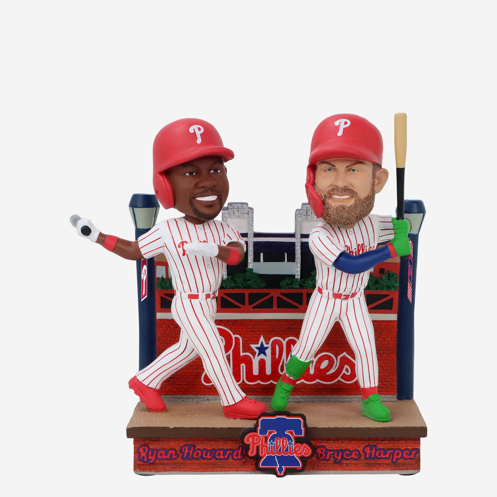 Ryan Howard & Bryce Harper Philadelphia Phillies Then and Now Bobblehe FOCO