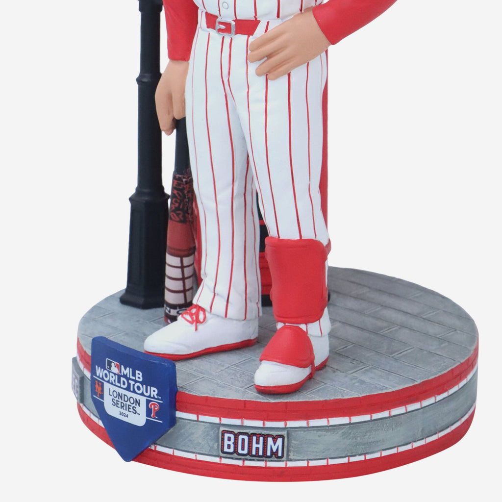 Alec Bohm Philadelphia Phillies 2024 MLB London Series Phonebooth Bat FOCO