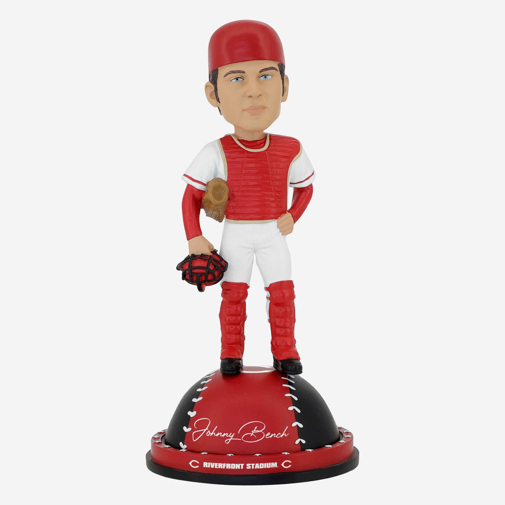 Johnny Bench Cincinnati Reds Magnetic Stadium Base Bobblehead FOCO