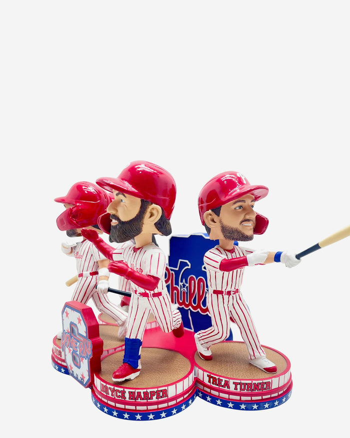 Philadelphia Phillies 2023 NLDS Game 3 Home Run Mini Bobblehead Scene FOCO