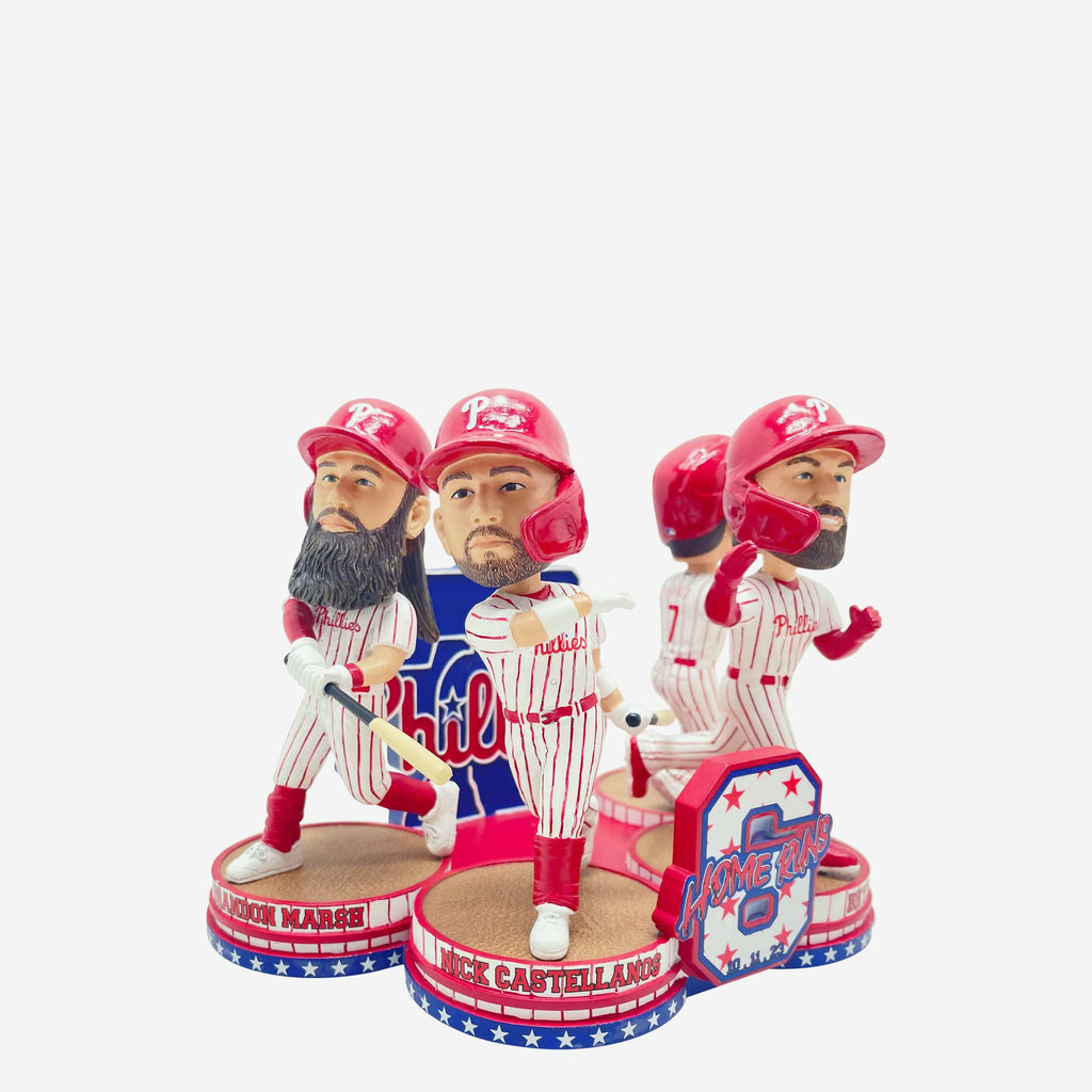 Philadelphia Phillies 2023 NLDS Game 3 Home Run Mini Bobblehead Scene FOCO