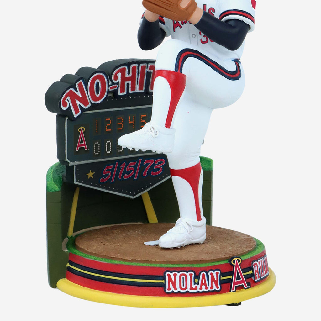 Nolan Ryan California Angels 1973 No Hitter Bobblehead FOCO