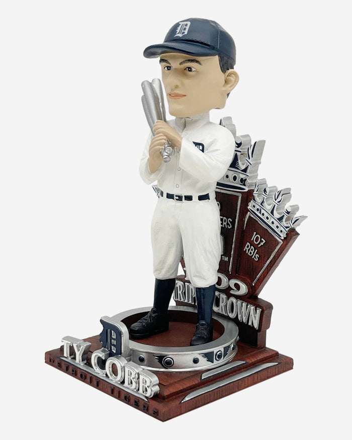 Ty Cobb Detroit Tigers 1909 Triple Crown Bobblehead FOCO