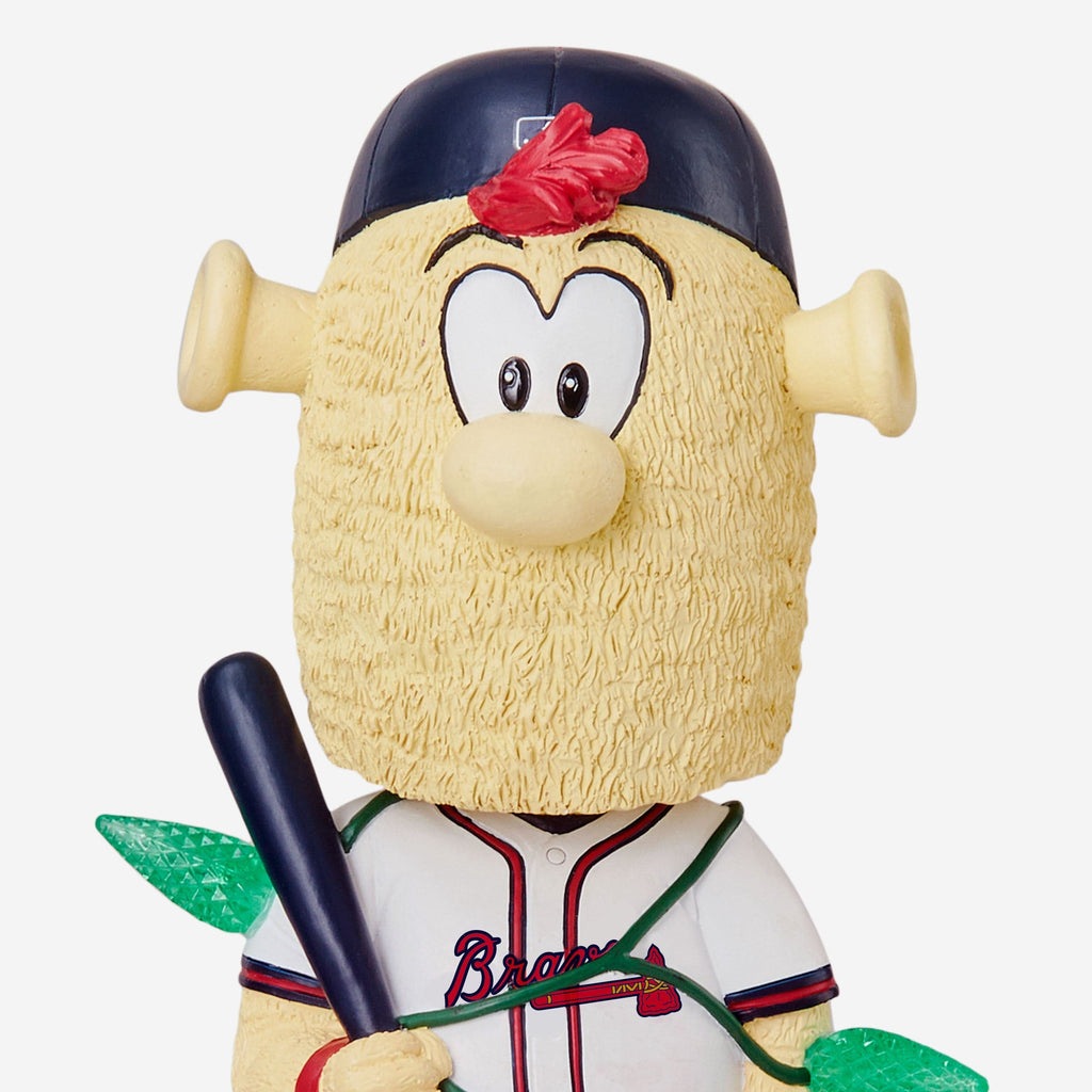 Blooper Atlanta Braves Holiday Lights Mascot Bobblehead FOCO