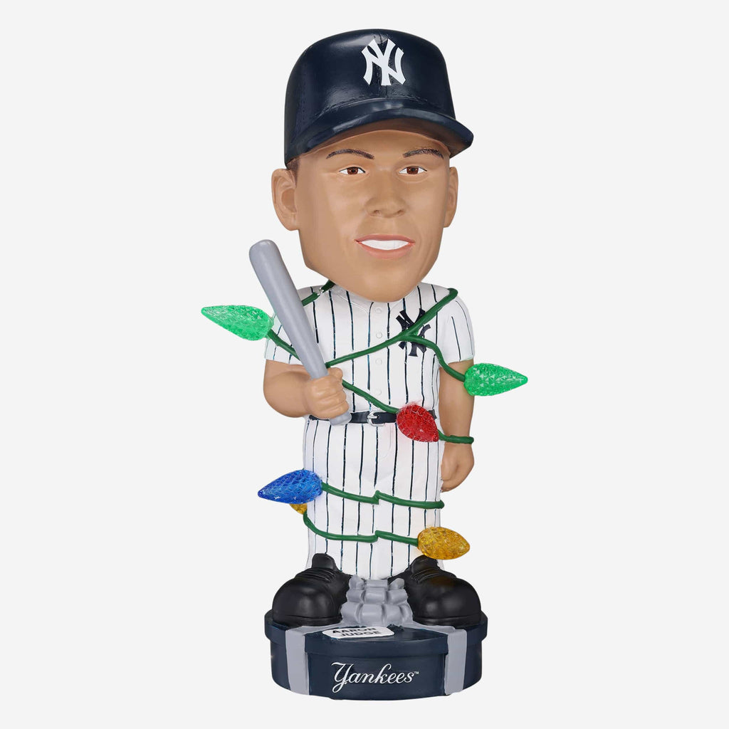 Aaron Judge New York Yankees Holiday Lights Bobblehead FOCO