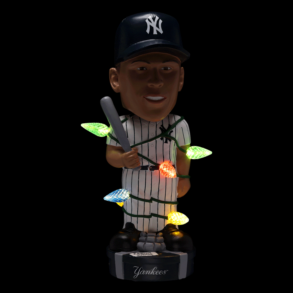 Aaron Judge New York Yankees Holiday Lights Bobblehead FOCO