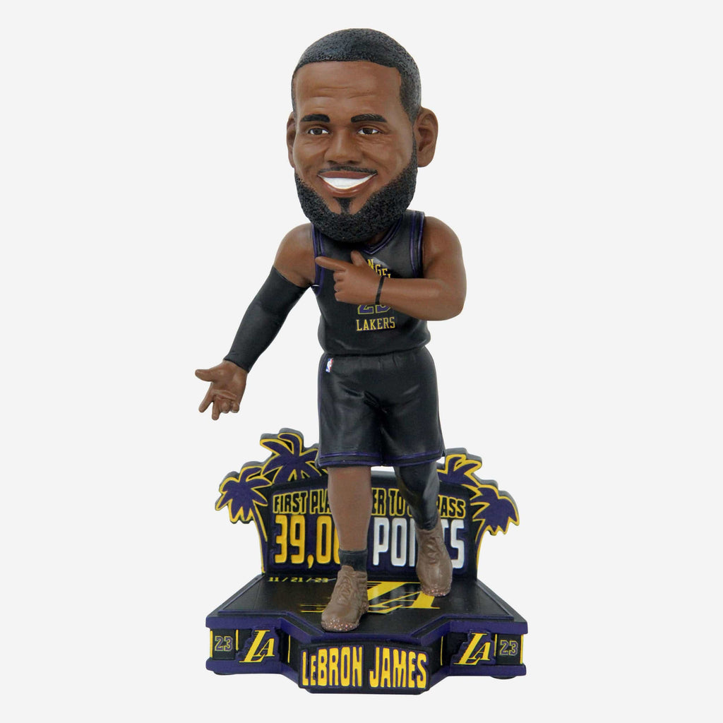 LeBron James Los Angeles Lakers 39,000 Points Milestone Bobblehead FOCO