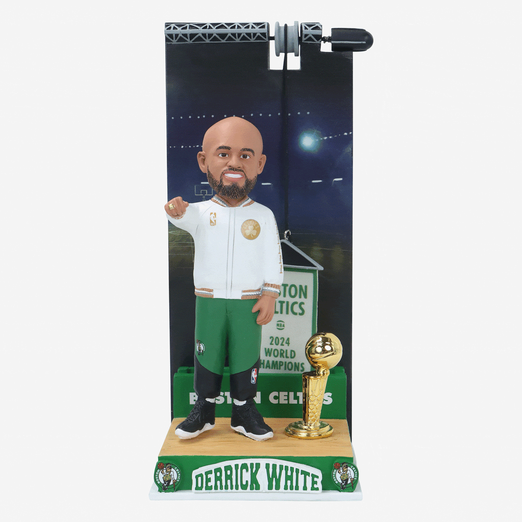 Derrick White Boston Celtics 2024 Banner Raising Bobblehead FOCO
