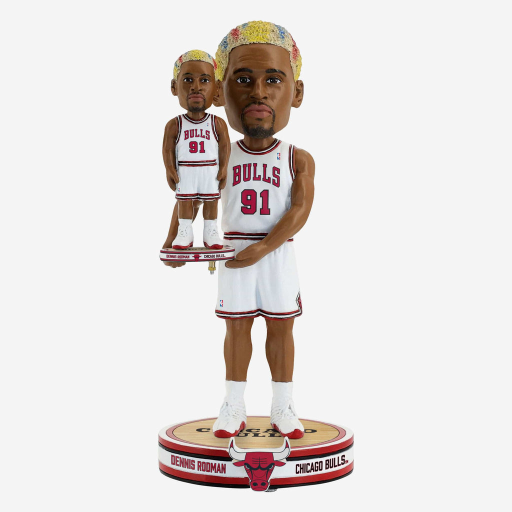 Dennis Rodman Chicago Bulls Bobble Dubblz Bobblehead FOCO