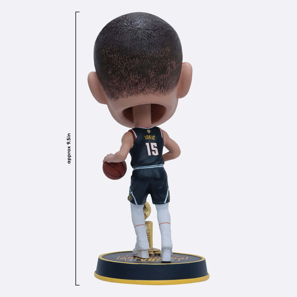 Nikola Jokic Denver Nuggets 2023 NBA Champions Bighead Bobblehead FOCO