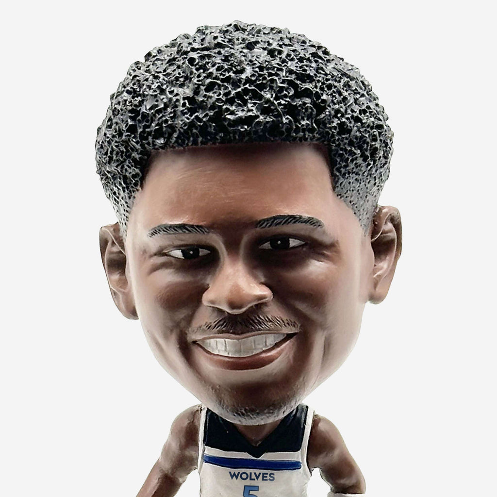 Anthony Edwards Minnesota Timberwolves Court Stripe Mini Bighead Bobbl FOCO
