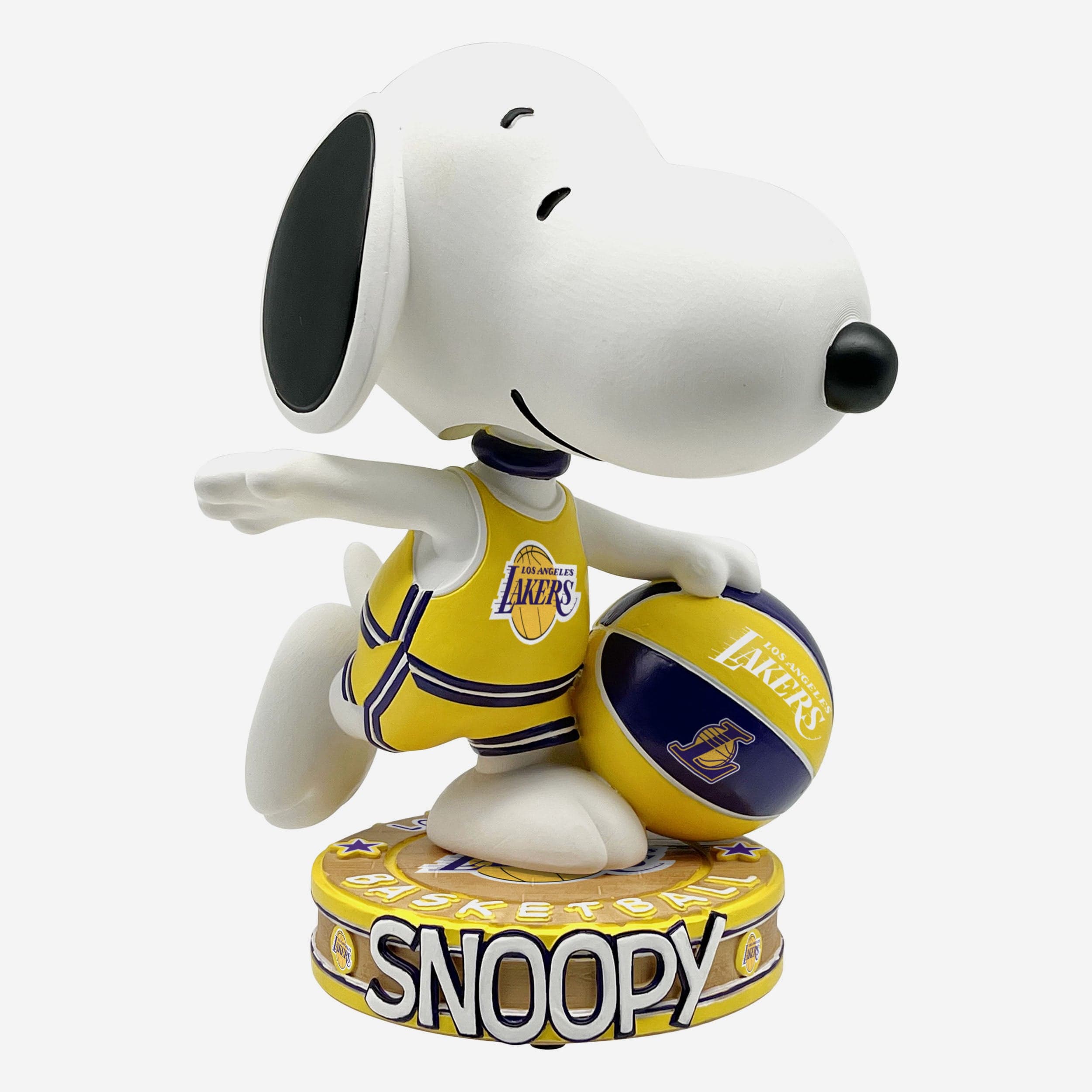 Los Angeles Lakers Snoopy Peanuts Bighead Bobblehead FOCO